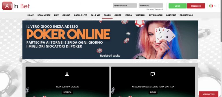 Allinbet Poker Recensione: Bonus del 100%